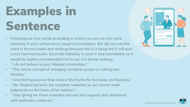 Words Definition Malarky | PPT