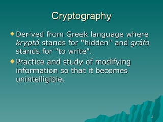 Cryptovirology - by Malathi | PPT
