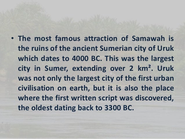 Samawah/Iraq my hometown sustainability