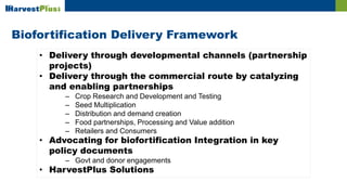 Biofortification – Nutritionally Enriched Staple Crops, the Foundation ...