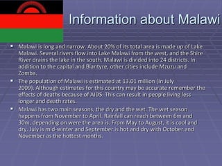Malawi Presentation | PPTX