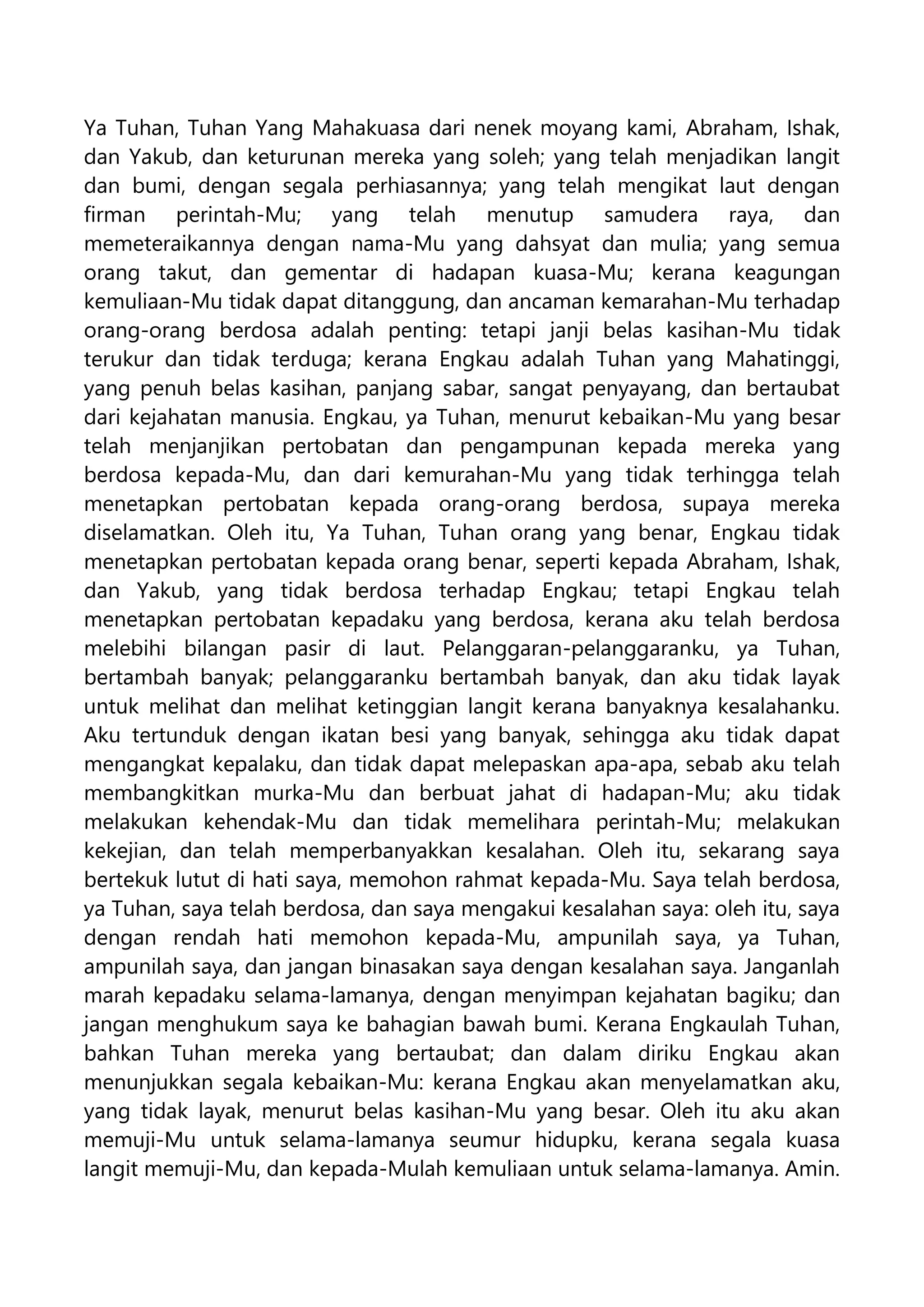 Malay - Prayer of Manasseh.pdf