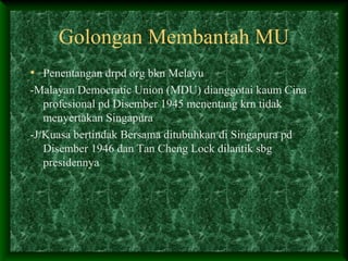 Malayan union | PPT