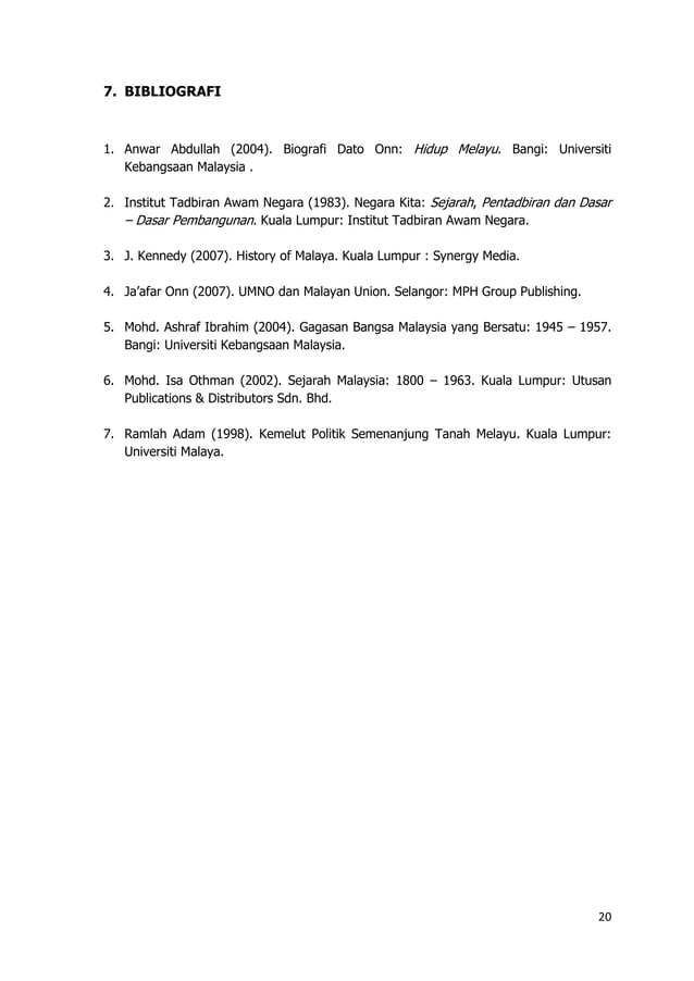 Malayan union | DOCX