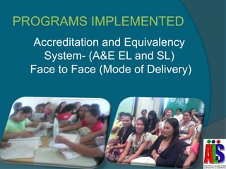 A Journey of an Oustanding ALS Mobile Teacher | PPT