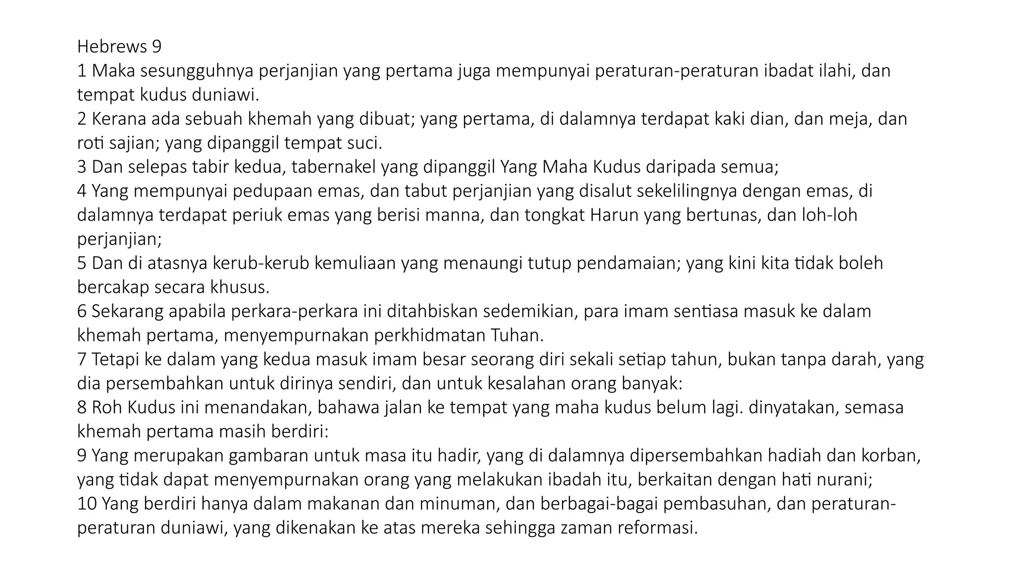 Malay (Melayu) - The Precious Blood of Jesus Christ (Darah Berharga ...