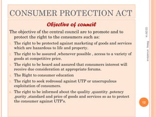 CONSUMER PROTECTION ACT and IT BUSINESS IMPLICATIONS | PPT | Consumer ...