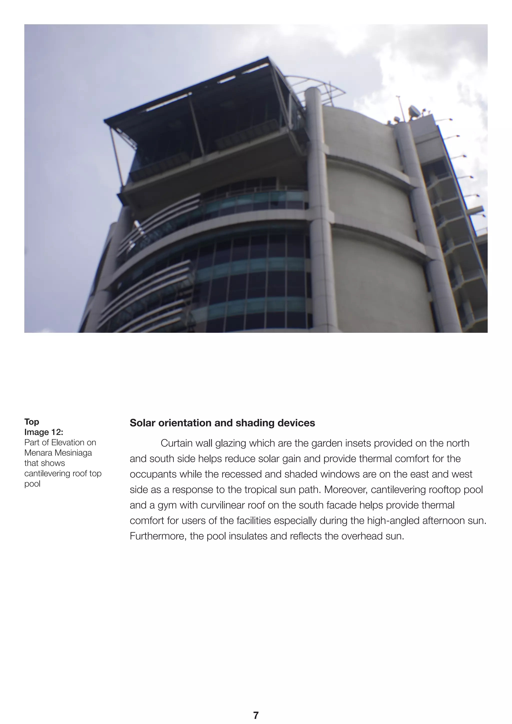 Menara Mesiniaga Building Science Report | PDF