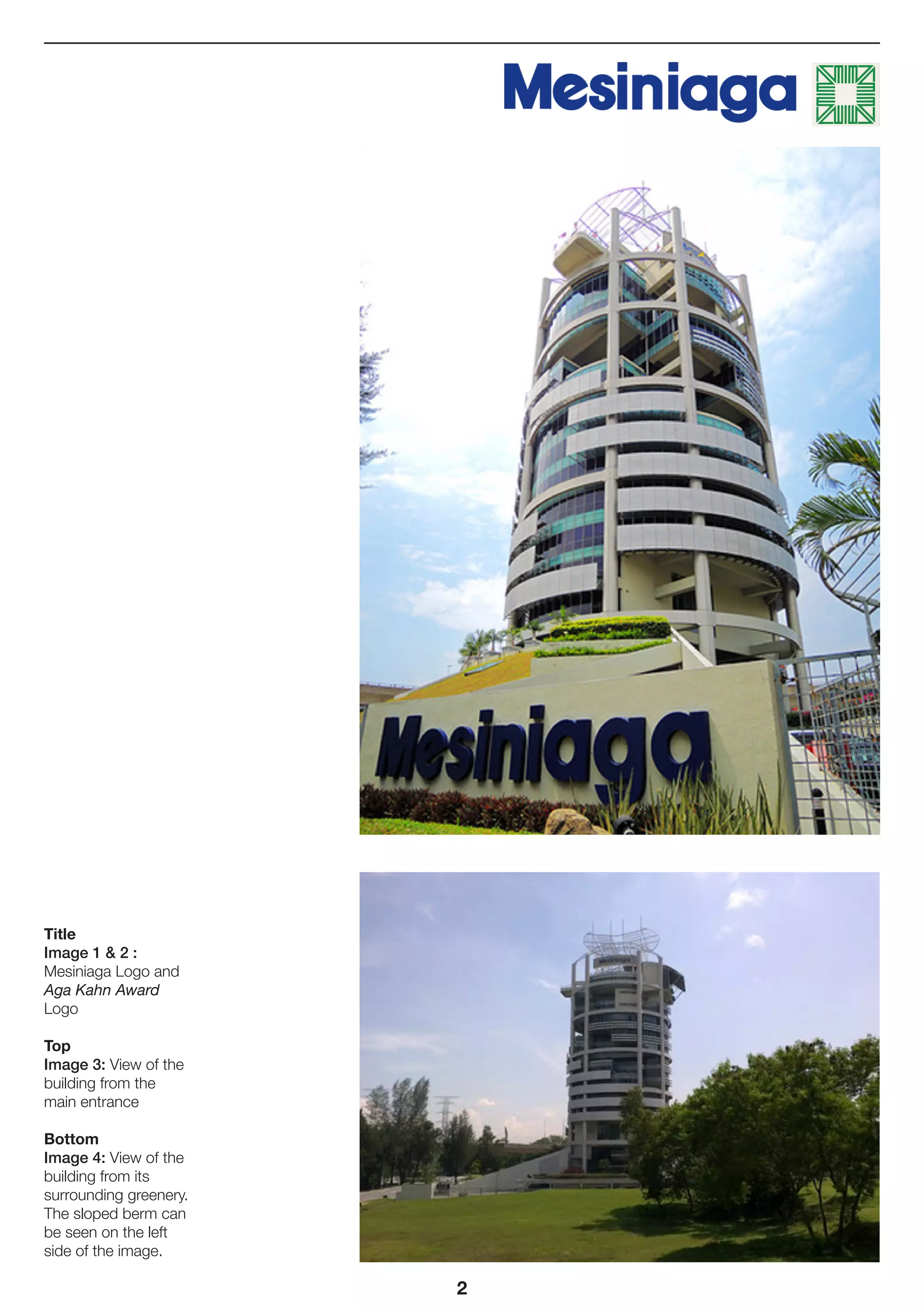 Menara Mesiniaga Building Science Report | PDF