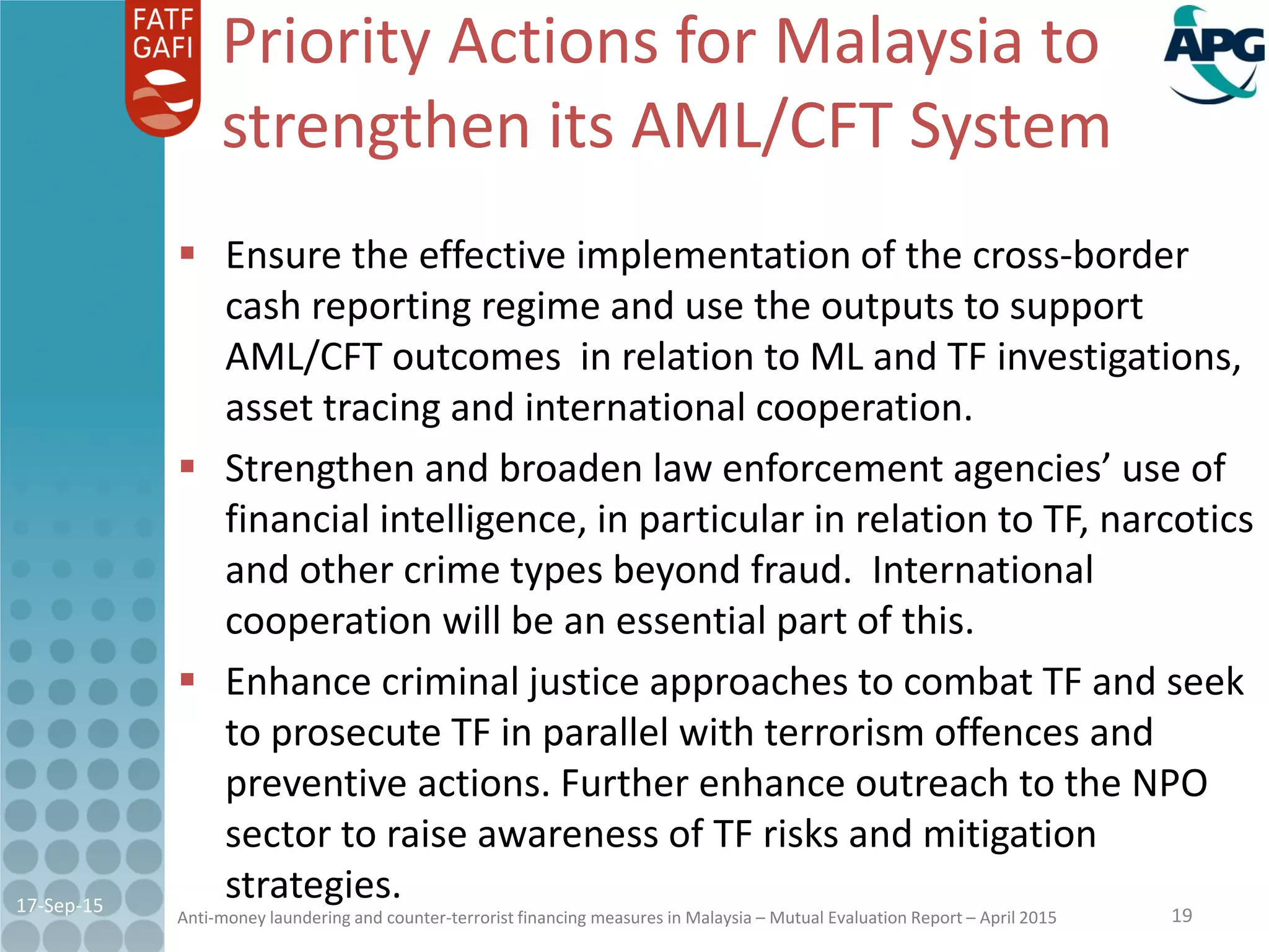 Mutual Evaluation Report of Malaysia | PDF