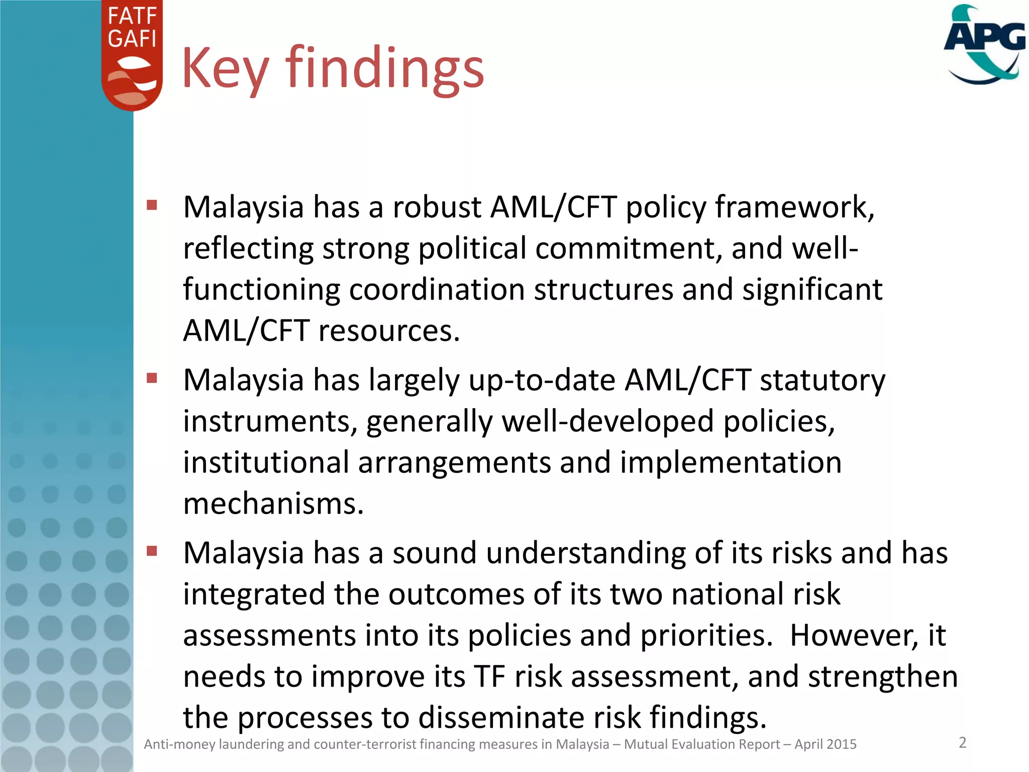 Mutual Evaluation Report of Malaysia | PDF