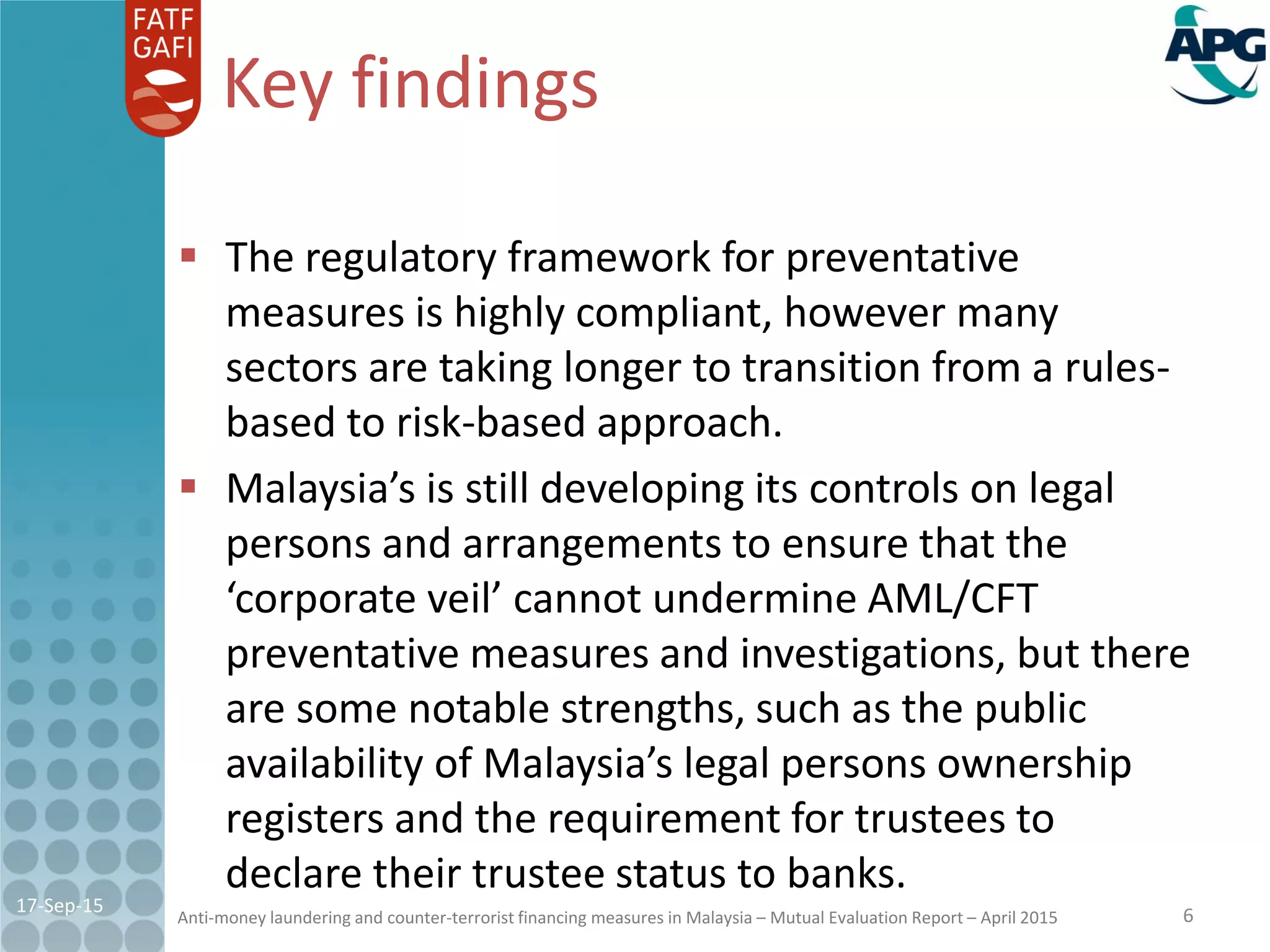 Mutual Evaluation Report of Malaysia | PDF