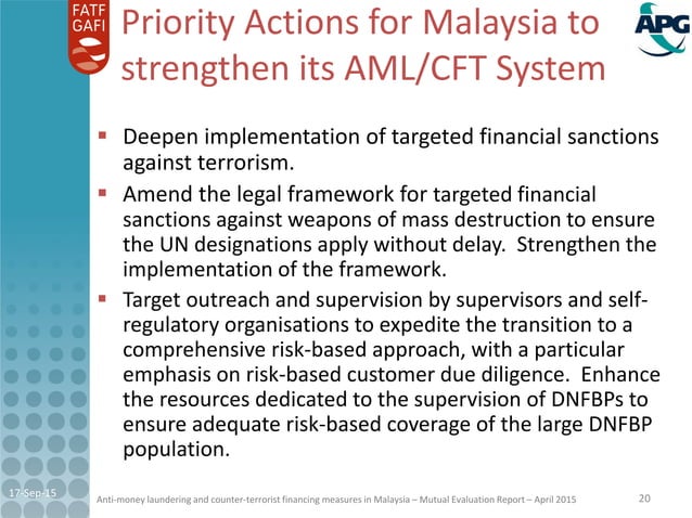 Mutual Evaluation Report of Malaysia | PDF | Financial Regulation | Economy