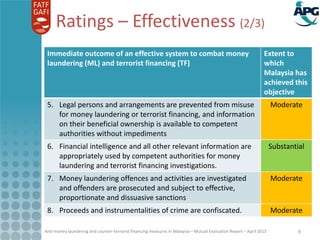 Mutual Evaluation Report of Malaysia | PDF