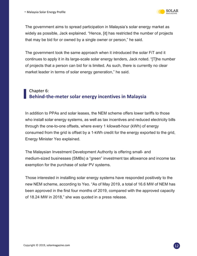 Solar Magazine | Malaysia Solar Energy Profile: A Global Solar ...
