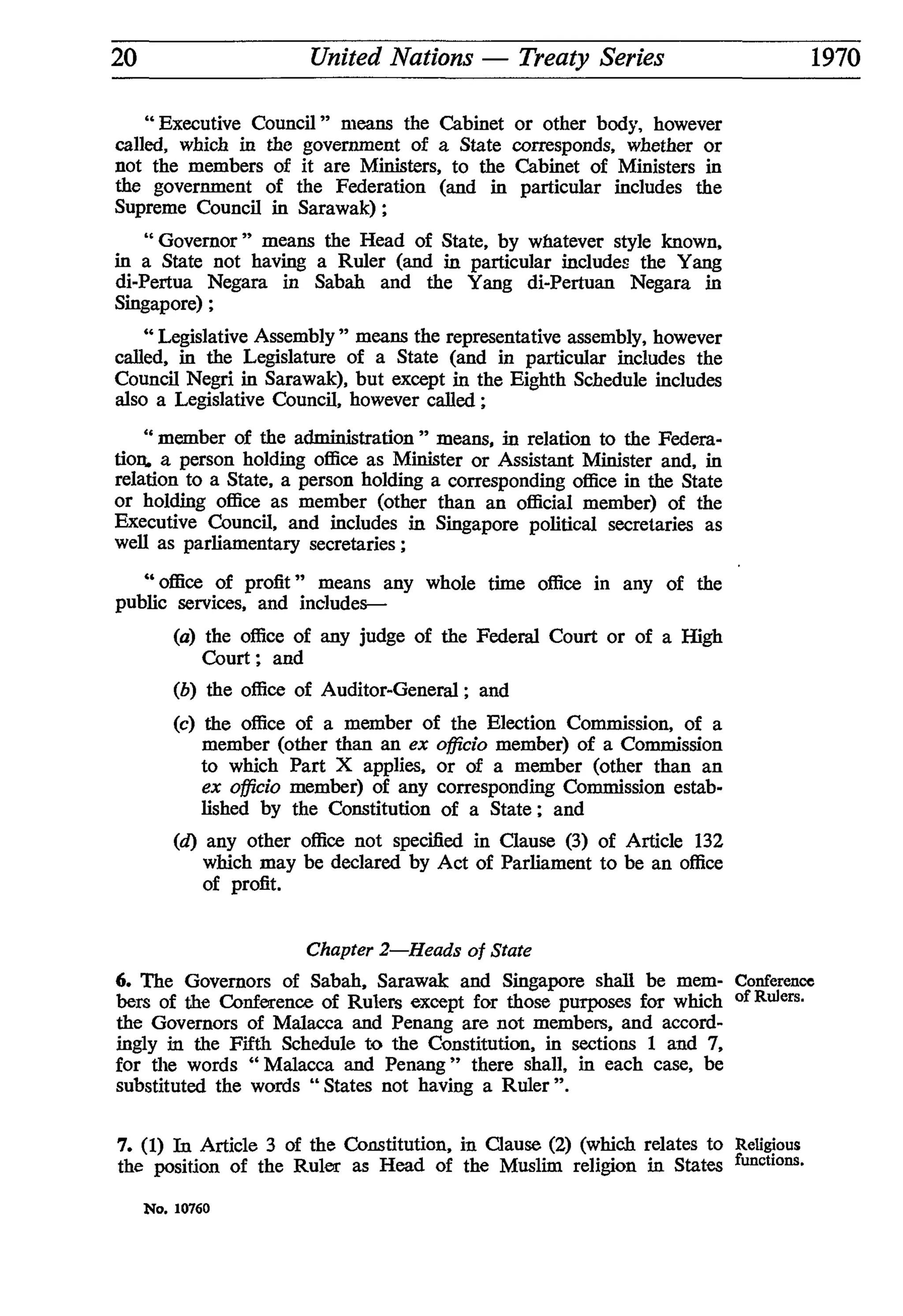 Malaysia Agreement 1963 | PDF