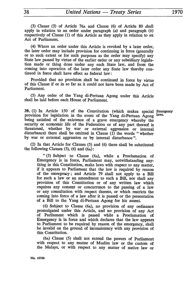 Malaysia Agreement 1963 | PDF