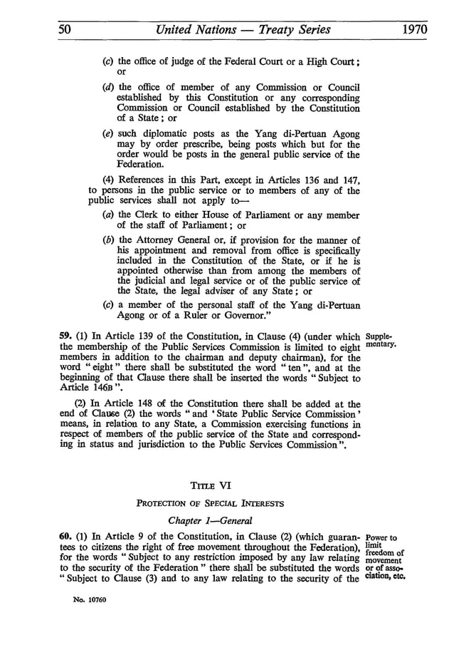 Malaysia Agreement 1963 | PDF