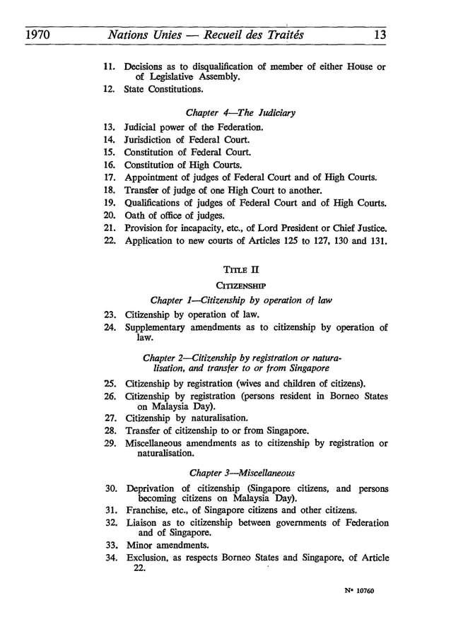 Malaysia Agreement 1963 | PDF