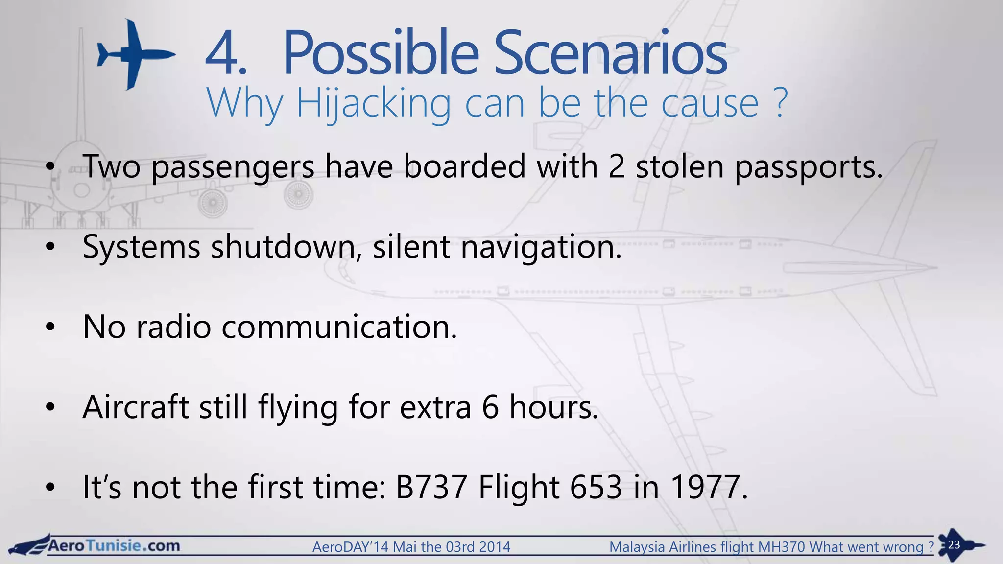 Malaysia airlines flight mh370: what went wrong ? | PDF