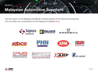 Malaysia AutoBook 2019 Preview | PDF | Automotive Industry | Industries