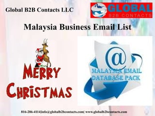 Malaysia business email list | PPTX