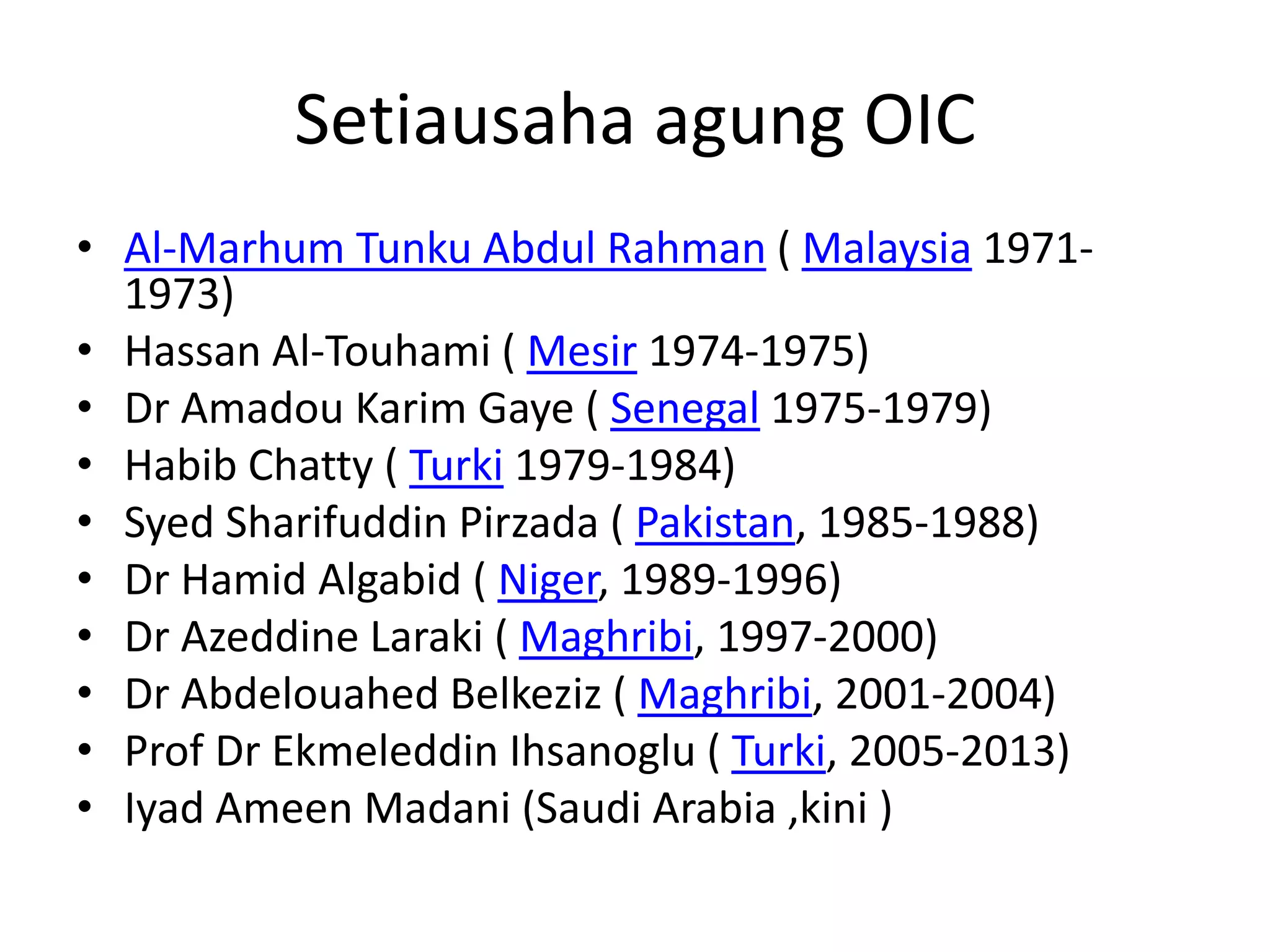 Malaysia dan oic new | PPT