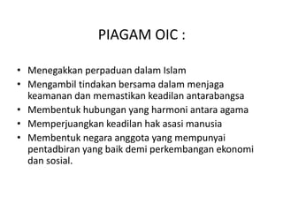 Malaysia dan oic new | PPT