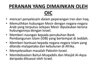 Malaysia dan oic new | PPT