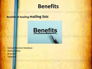 Malaysia email database | PPTX