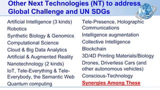 Blockchain and other Next Technologies addressing Global Challenges and ...