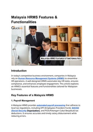Malaysia HRMS Features & Functionalities.pptx