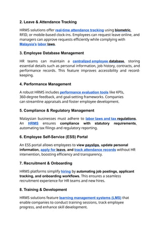 Malaysia HRMS Features & Functionalities.pptx