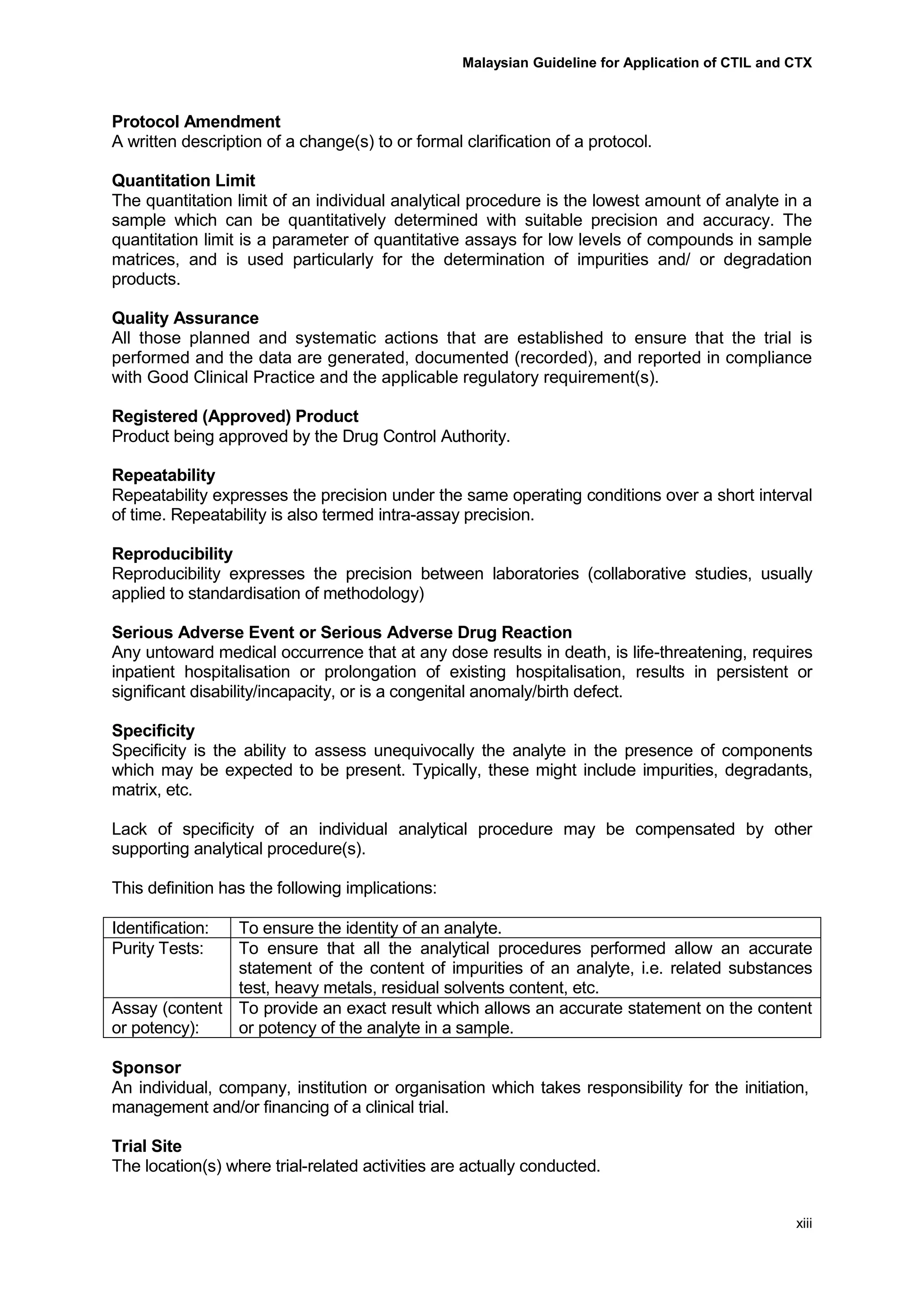Malaysian Guideline for Application of Clinical Import Licence (CTIL ...