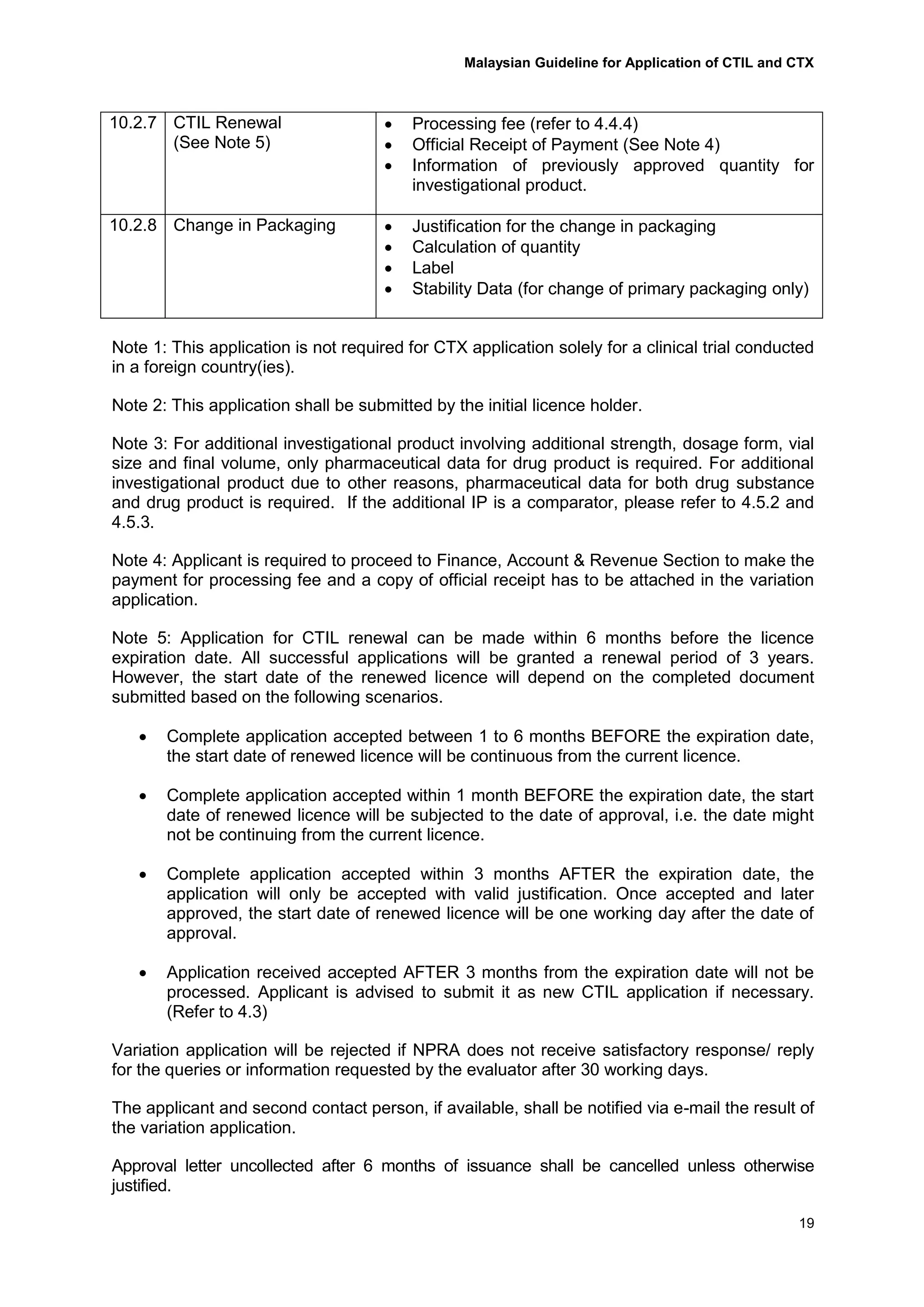 Malaysian Guideline for Application of Clinical Import Licence (CTIL ...