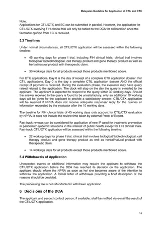 Malaysian Guideline for Application of Clinical Import Licence (CTIL ...