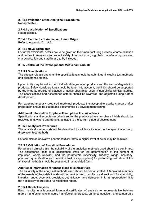 Malaysian Guideline for Application of Clinical Import Licence (CTIL ...