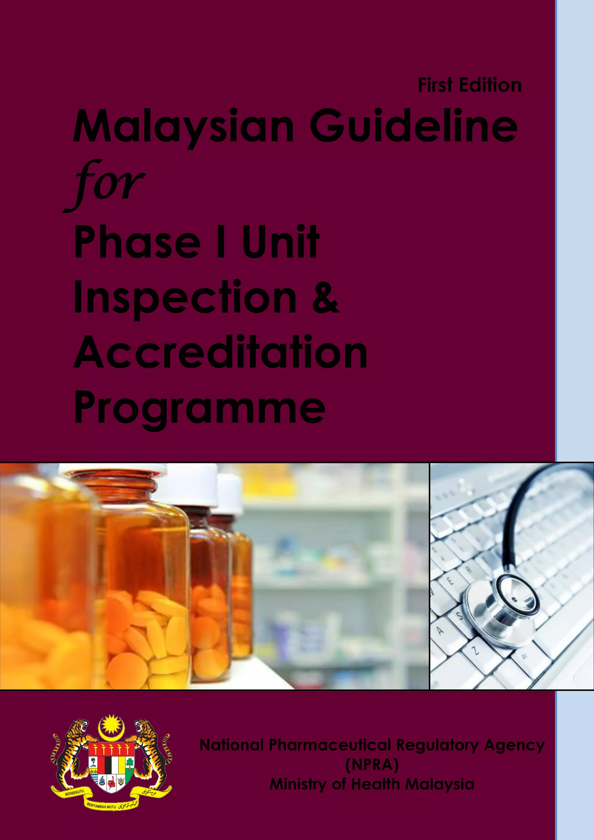 Malaysian Guideline for Phase 1 Unit Inspection & Accreditation ...