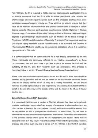 Malaysian Guideline for Phase 1 Unit Inspection & Accreditation ...