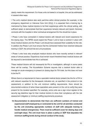 Malaysian Guideline for Phase 1 Unit Inspection & Accreditation ...
