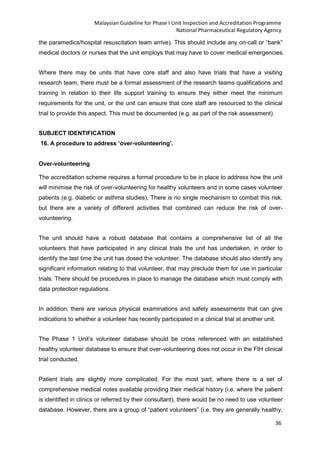 Malaysian Guideline for Phase 1 Unit Inspection & Accreditation ...