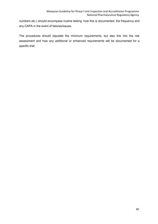 Malaysian Guideline for Phase 1 Unit Inspection & Accreditation ...