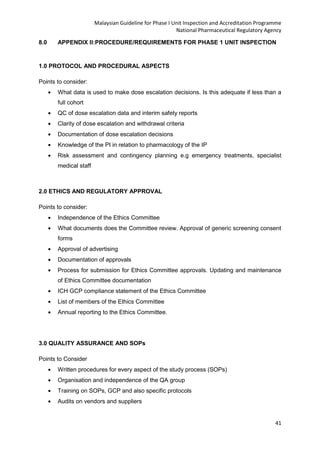 Malaysian Guideline for Phase 1 Unit Inspection & Accreditation ...