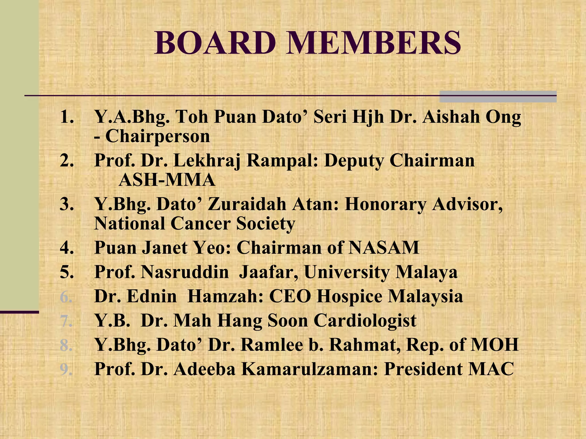 Malaysian Health Promotion Board (Mhpb) Objectives, Functions And ...