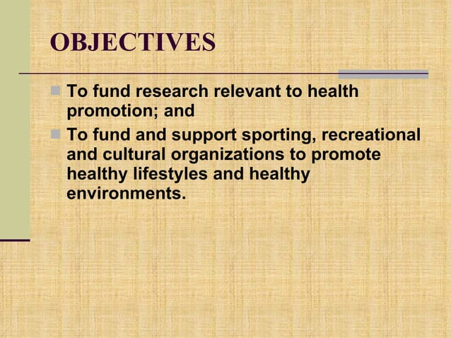 Malaysian Health Promotion Board (Mhpb) Objectives, Functions And ...