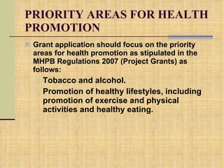 Malaysian Health Promotion Board (Mhpb) Objectives, Functions And ...