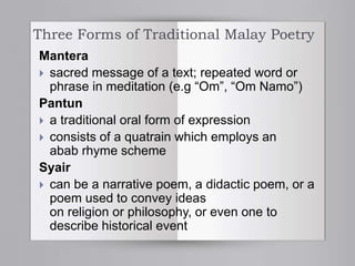 Malaysian Literature | PPTX