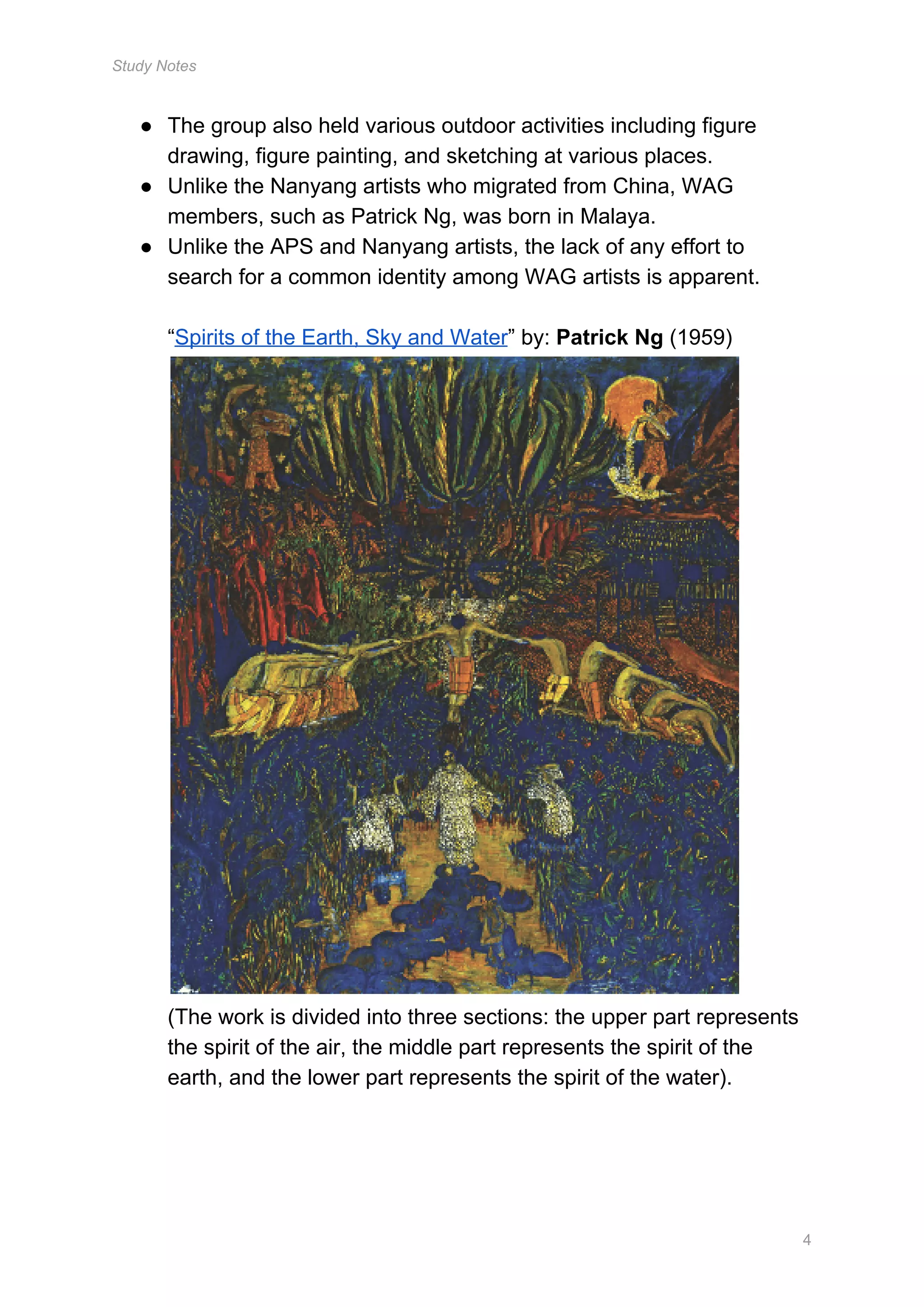 Malaysian Modern Art History - Study Notes | PDF