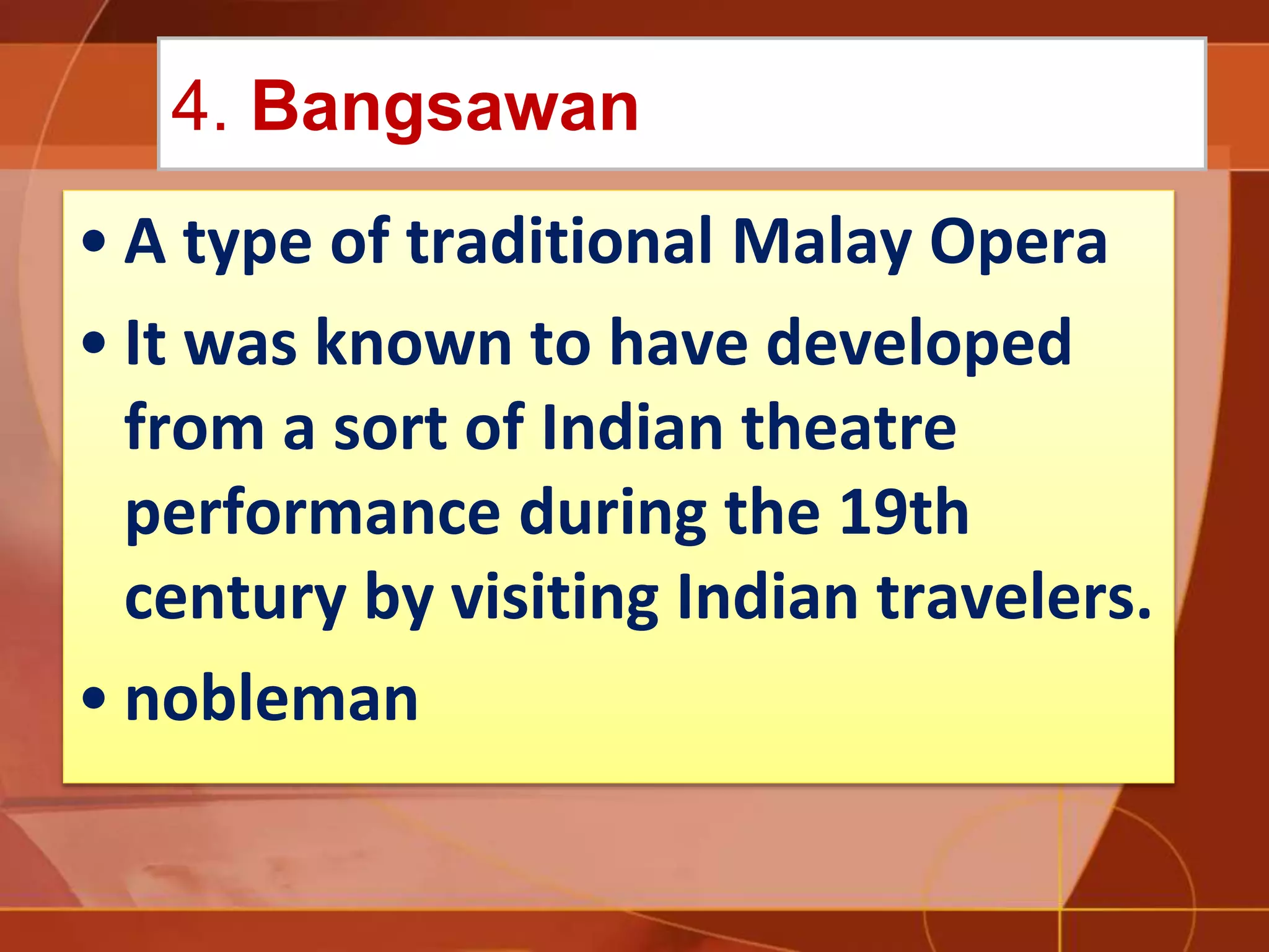 Malaysian music | PPTX