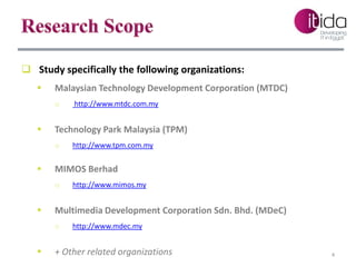 Malaysian research and _innovation_support_system_study-brief | PPTX